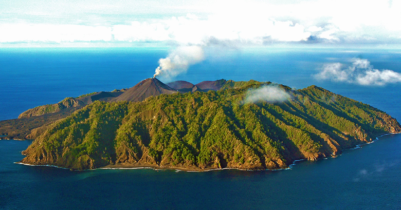 GNY :: Barren Island volcano in the Andaman basin is active